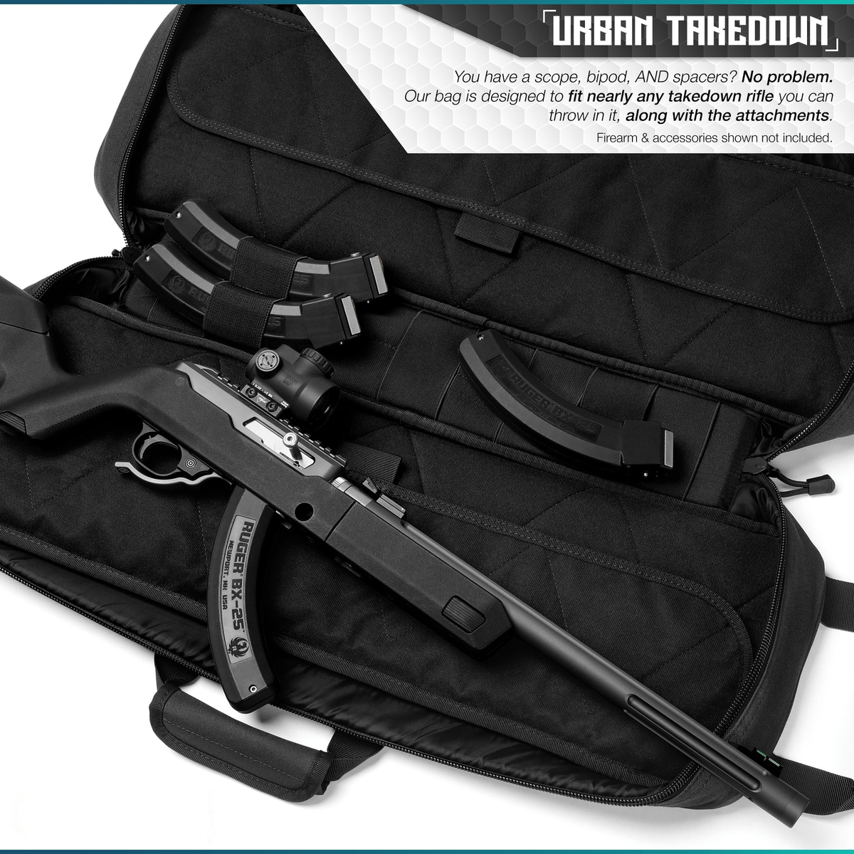 Urban Takedown Rifle Case | Padded Modular Rifle Bag | SFT2 Tactical