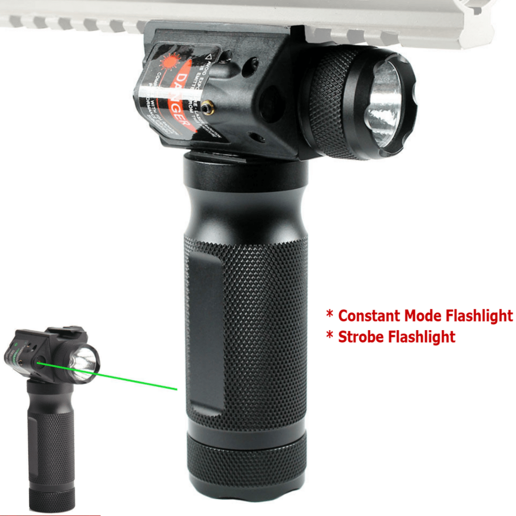 Vertical Foregrip 3 in 1 Flashlight (Multiple Brightness Options ...