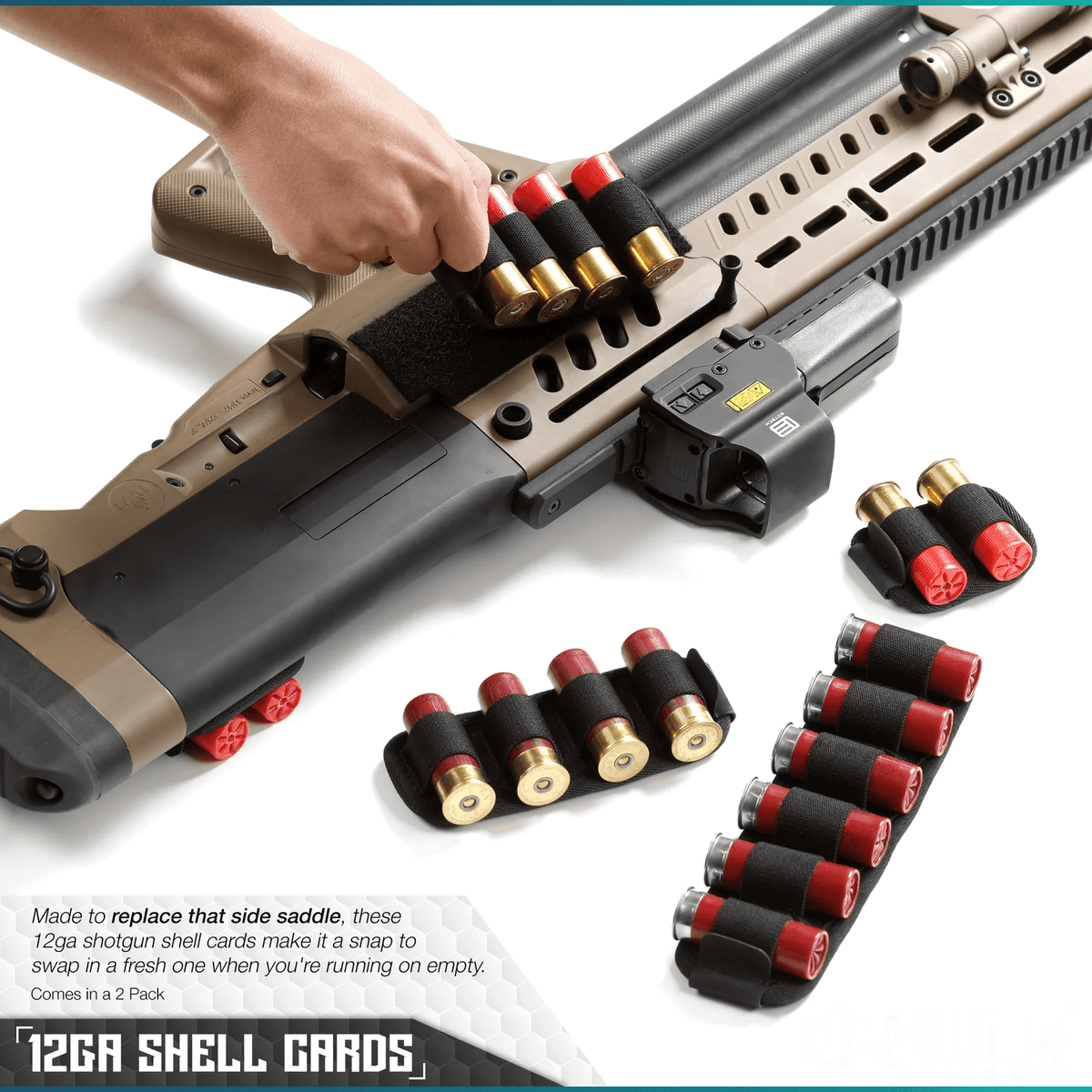 12 Gauge Shotgun Shell Cards - Hook Backing (Multiple Rounds) | SFT2 ...