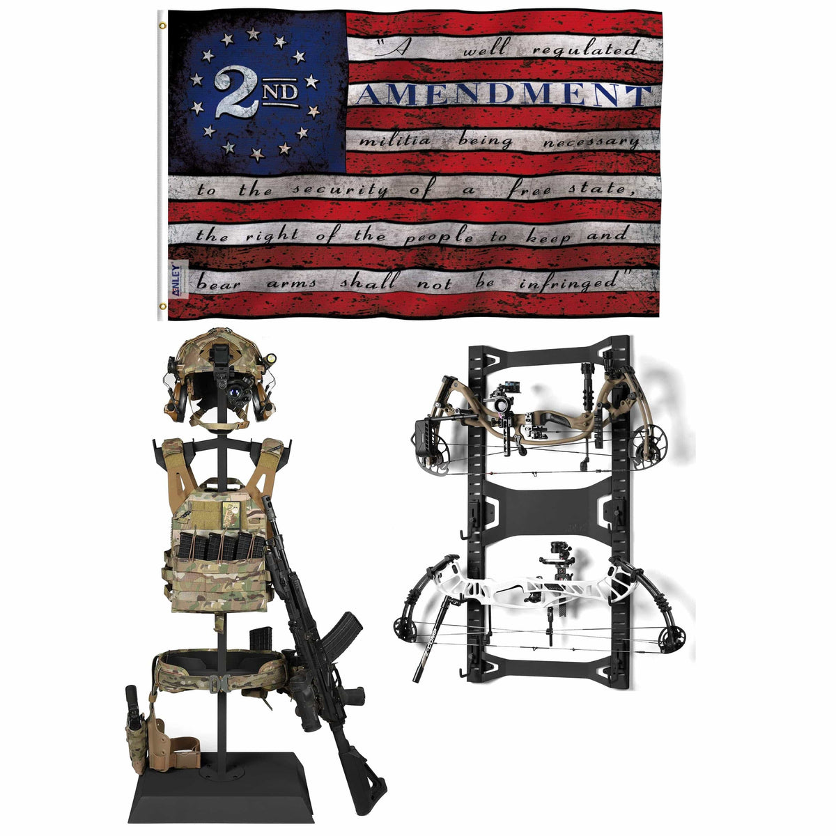 2A-Display Package | TACTICAL GEAR RACK | HORIZONTAL WALL RACK | SFT2 ...