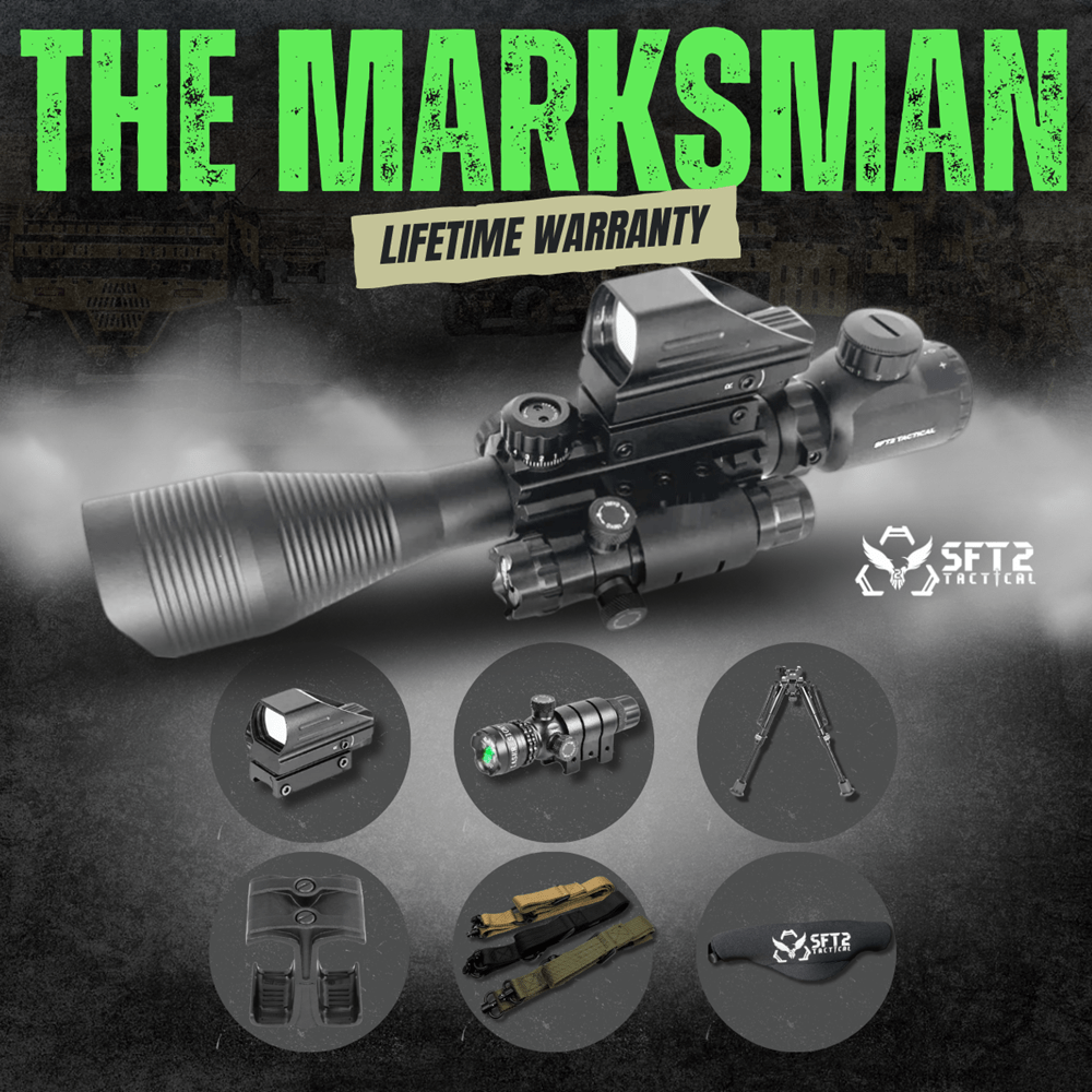 The Marksman Package | Illuminated Scope w/Bipod & BoreSite | SFT2 ...