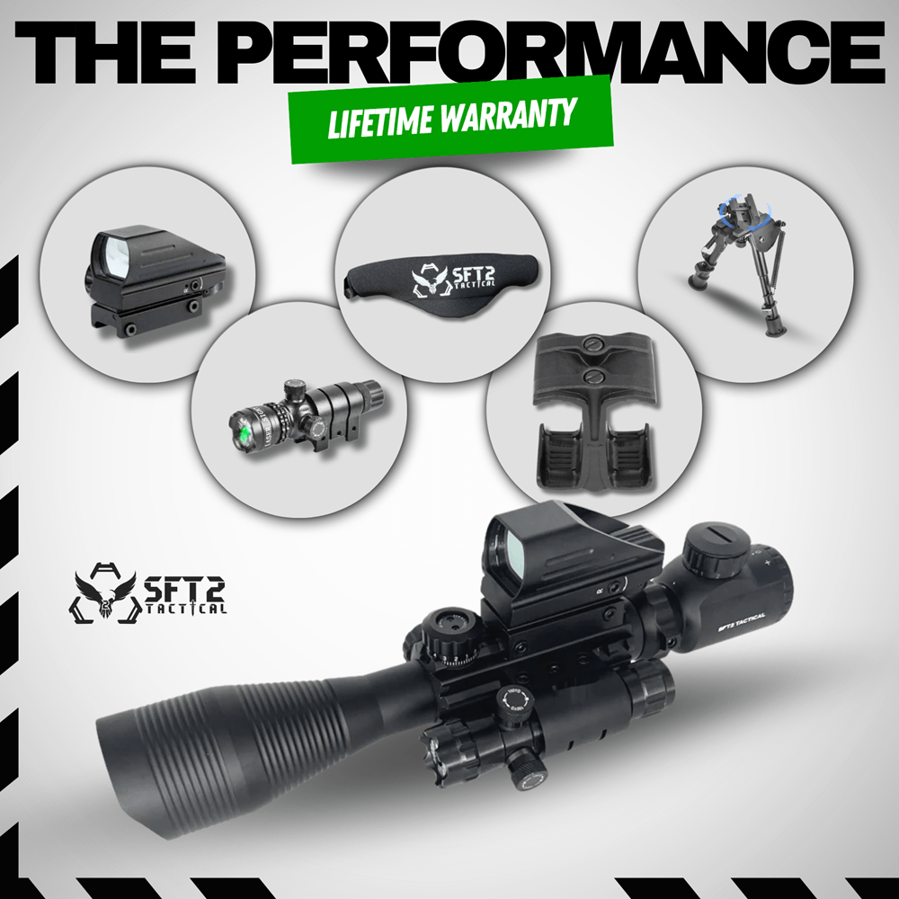 The Performance Package | Illuminated Scope w/Swivel Bipod | SFT2 ...