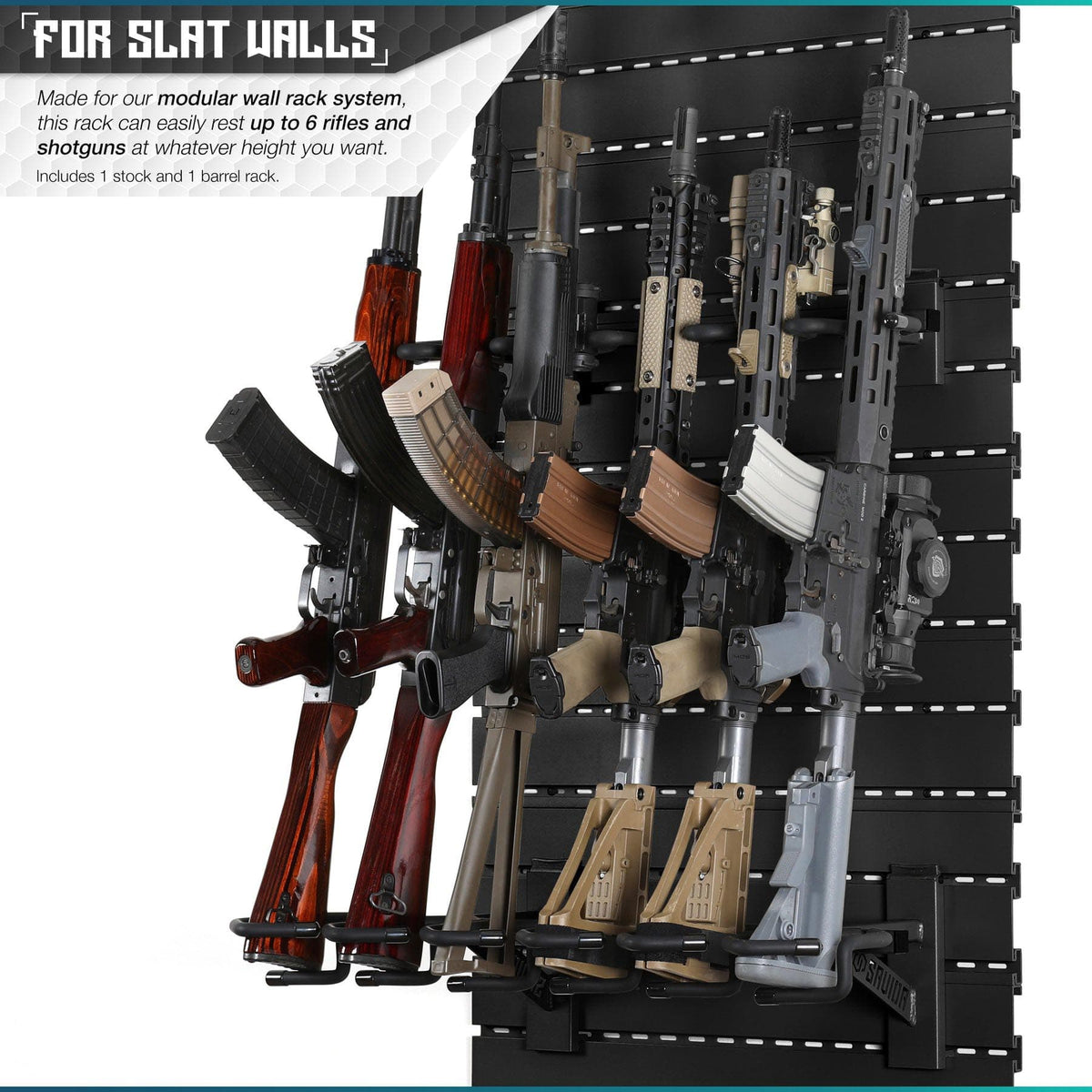 Wall Rack System - Rifle Wall Rack - SFT2 Tactical