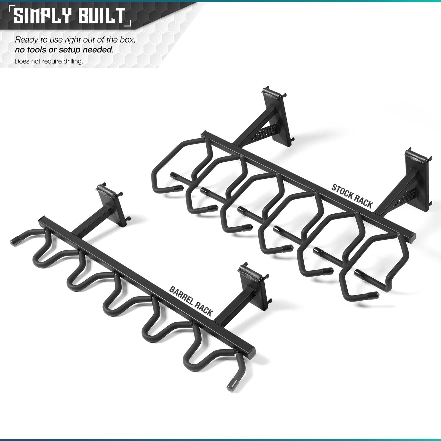 Wall Rack System - Rifle Wall Rack - SFT2 Tactical