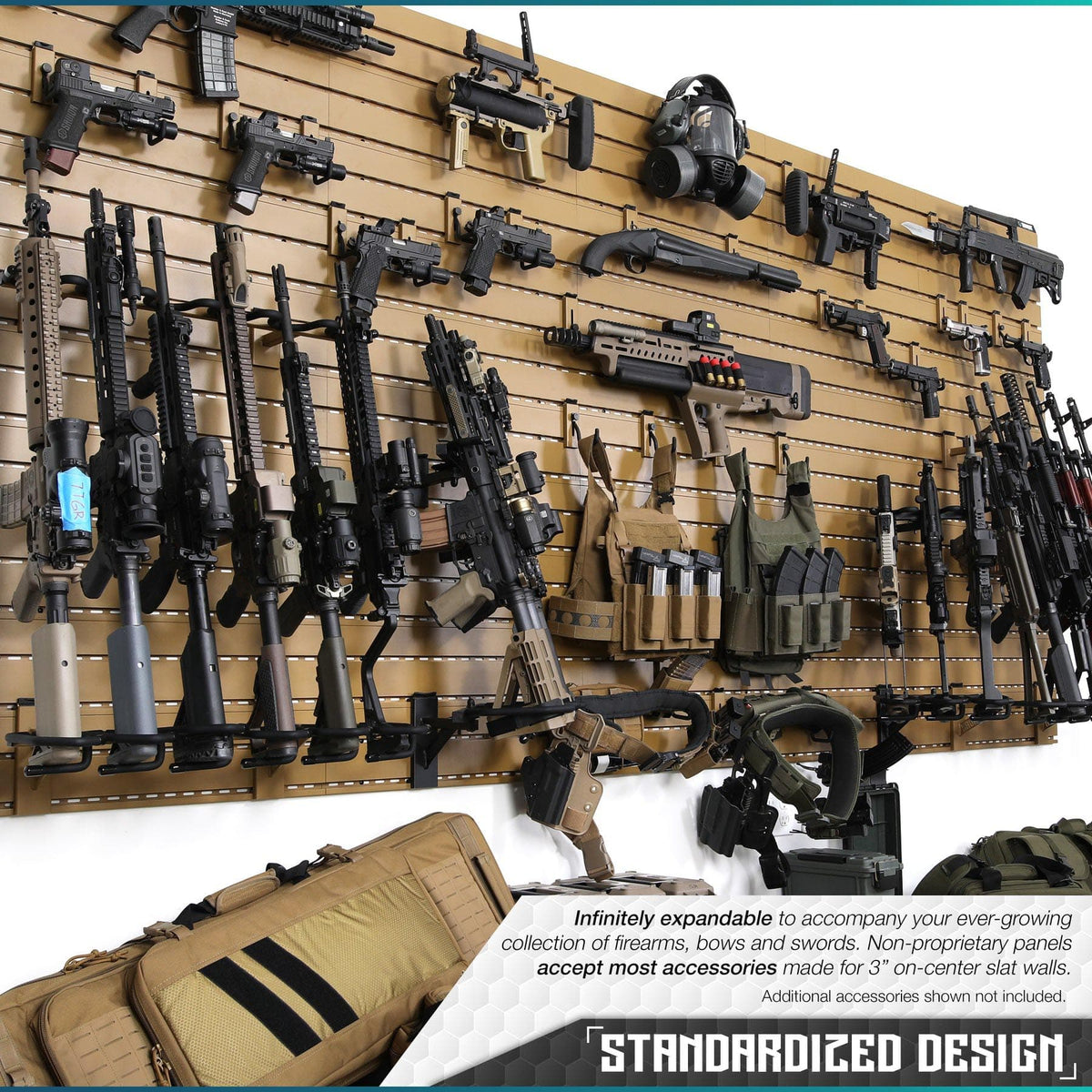 Wall Rack System - 5 Panel and Attachments - SFT2 Tactical