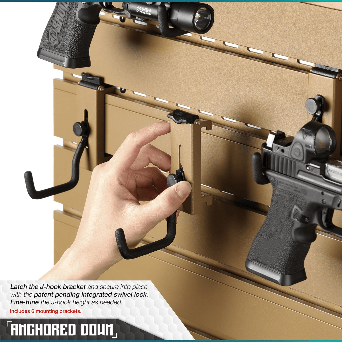 Wall Rack System - 10 Panel and Attachments - SFT2 Tactical