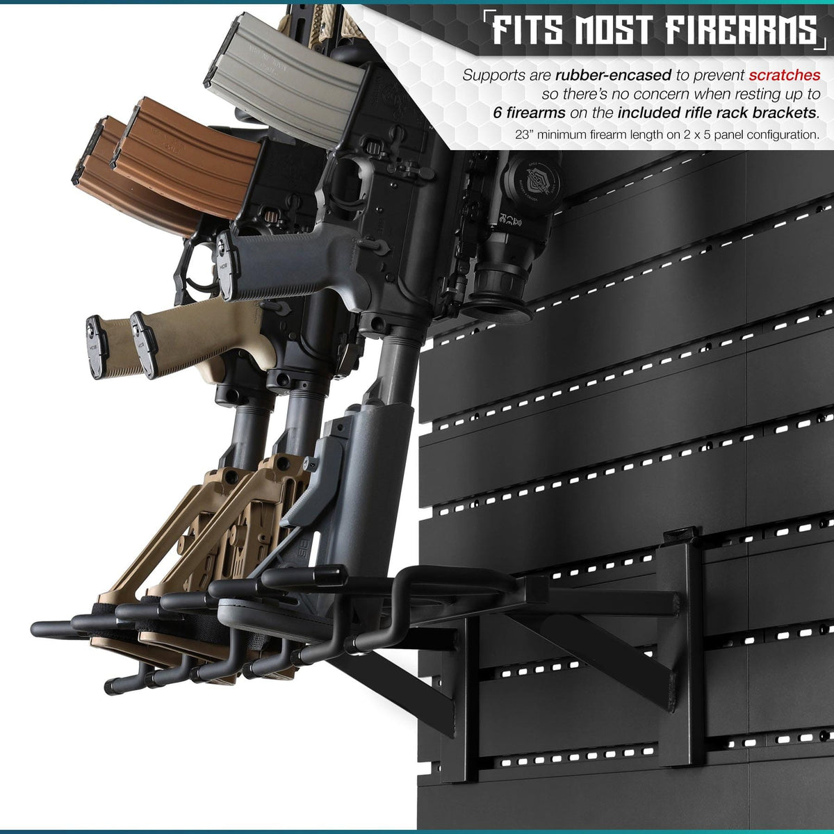 Wall Rack System – 10 Panel | Custom Modular Gun Storage | SFT2 Tactical