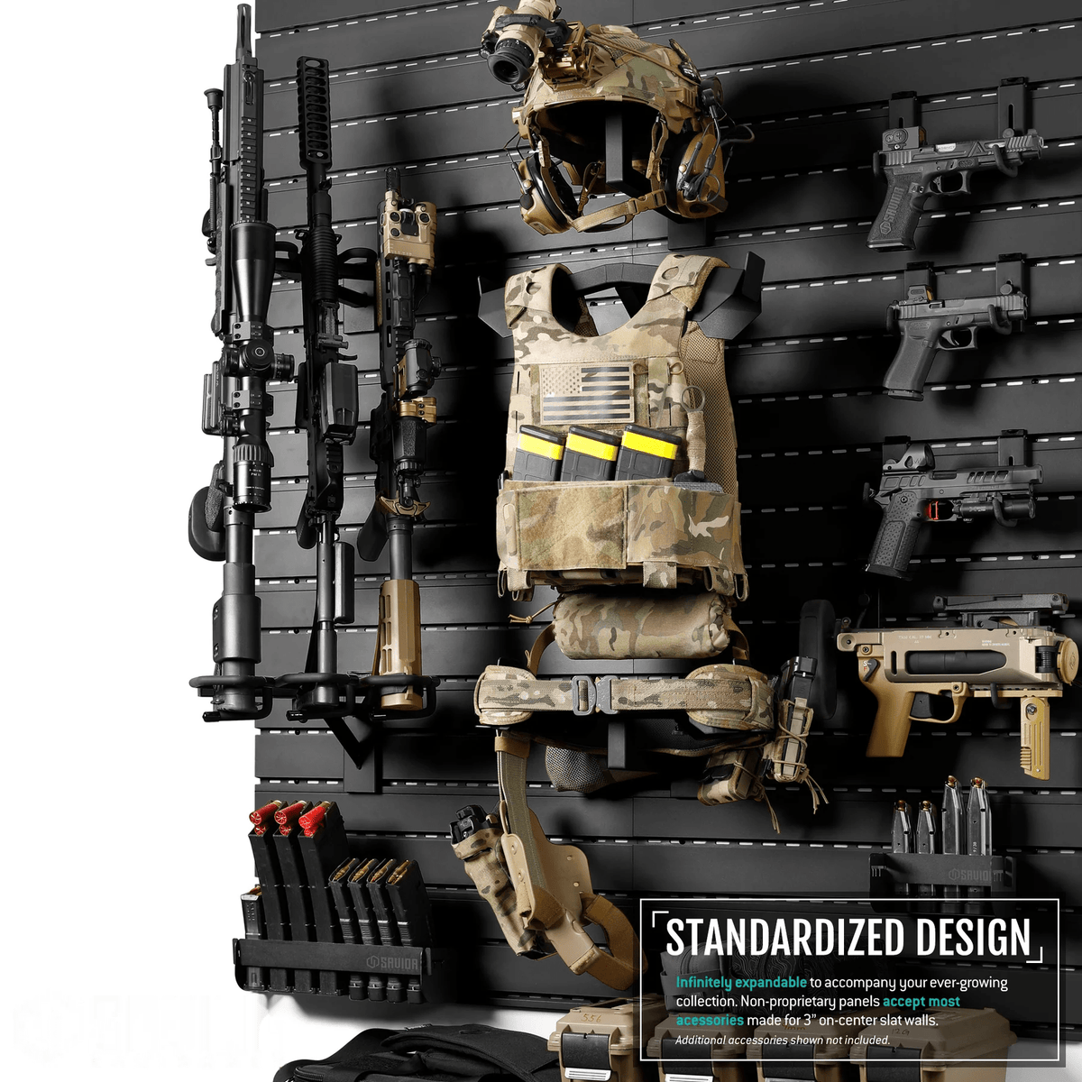 Wall Rack System - Helmet Rack - SFT2 Tactical