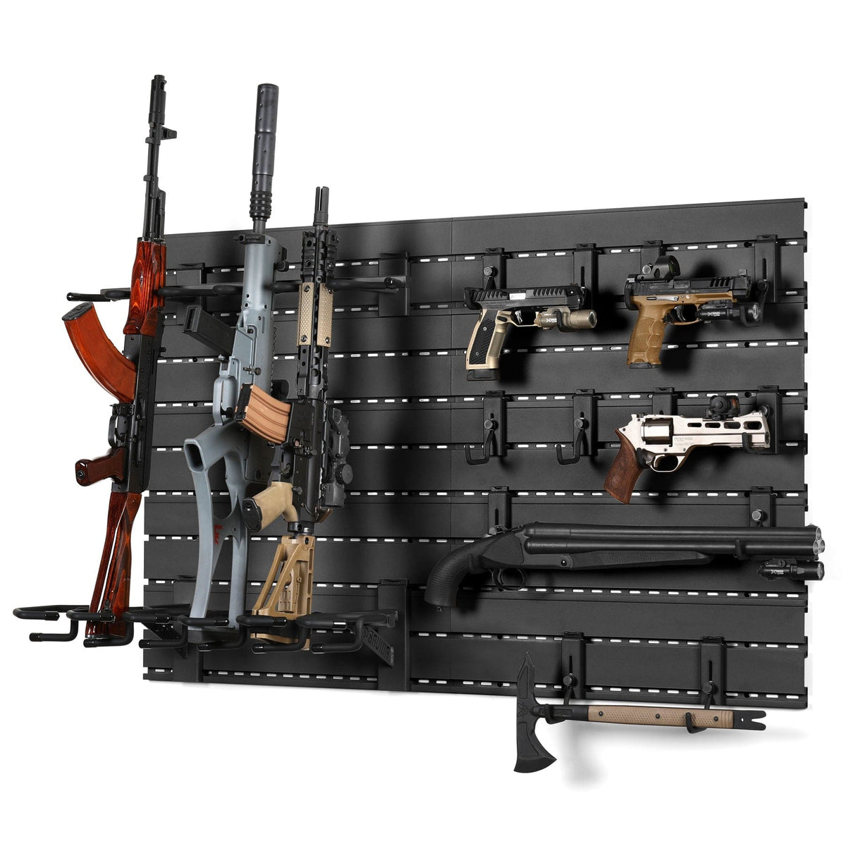 Wall Rack System Panels | Modular Gun Wall Slat Panels | SFT2 Tactical