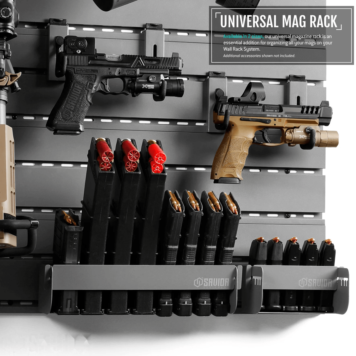Universal Mag Holder for Wall Rack System | Rifle & Pistol Magazine ...