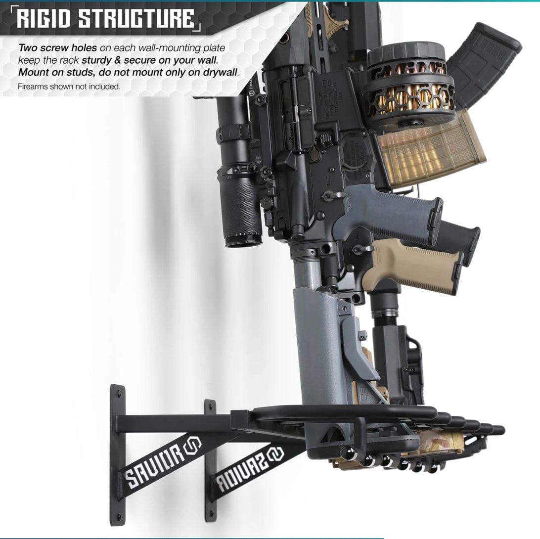6 Rifle Wall Rack - SFT2 Tactical