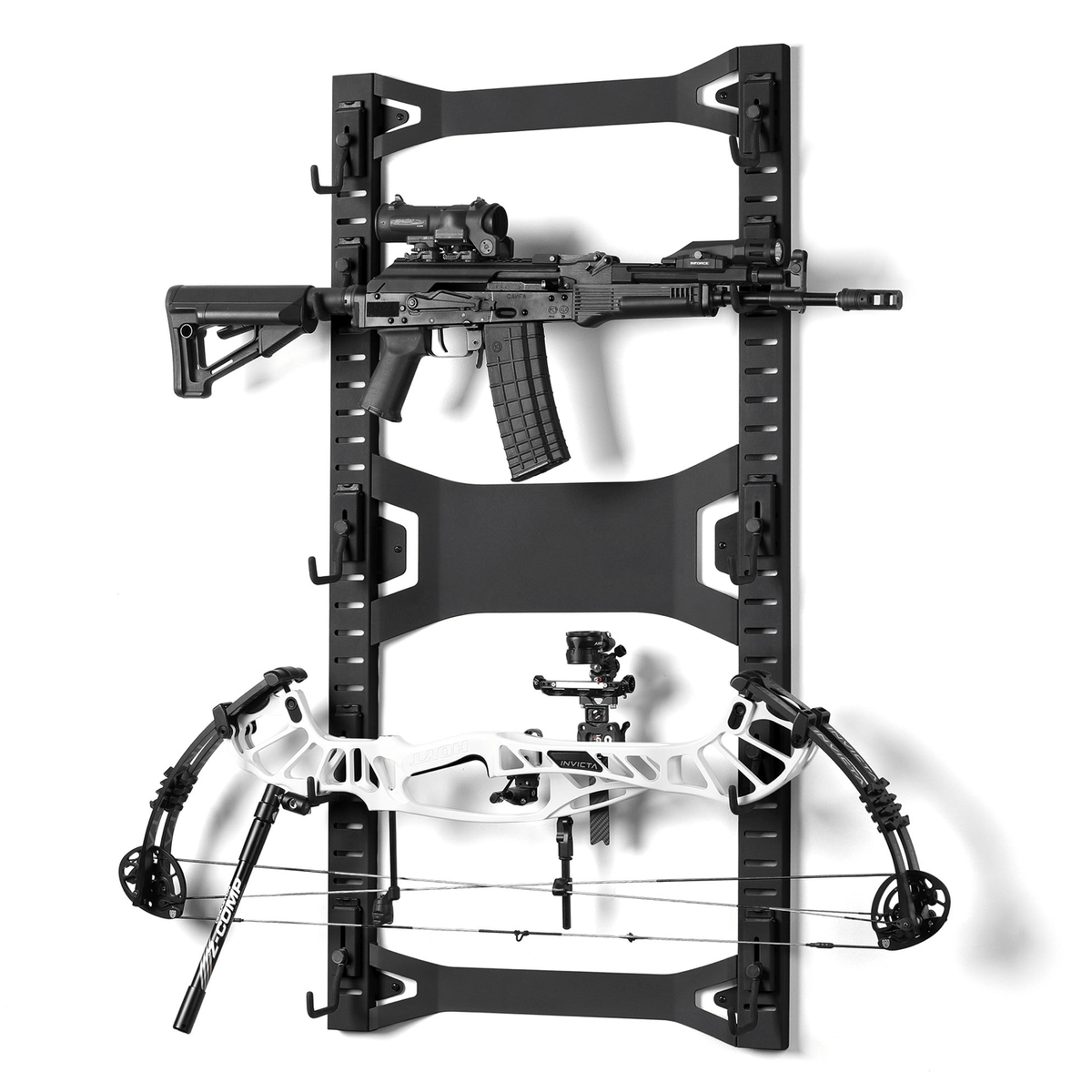 Horizontal Wall Rack | Adjustable 2A Gear & Firearm Display | SFT2 Tactical