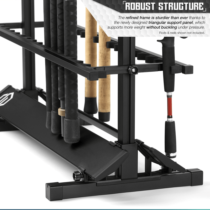 Fishing Pole Aluminum Rack (3 Sizes) - SFT2 Tactical