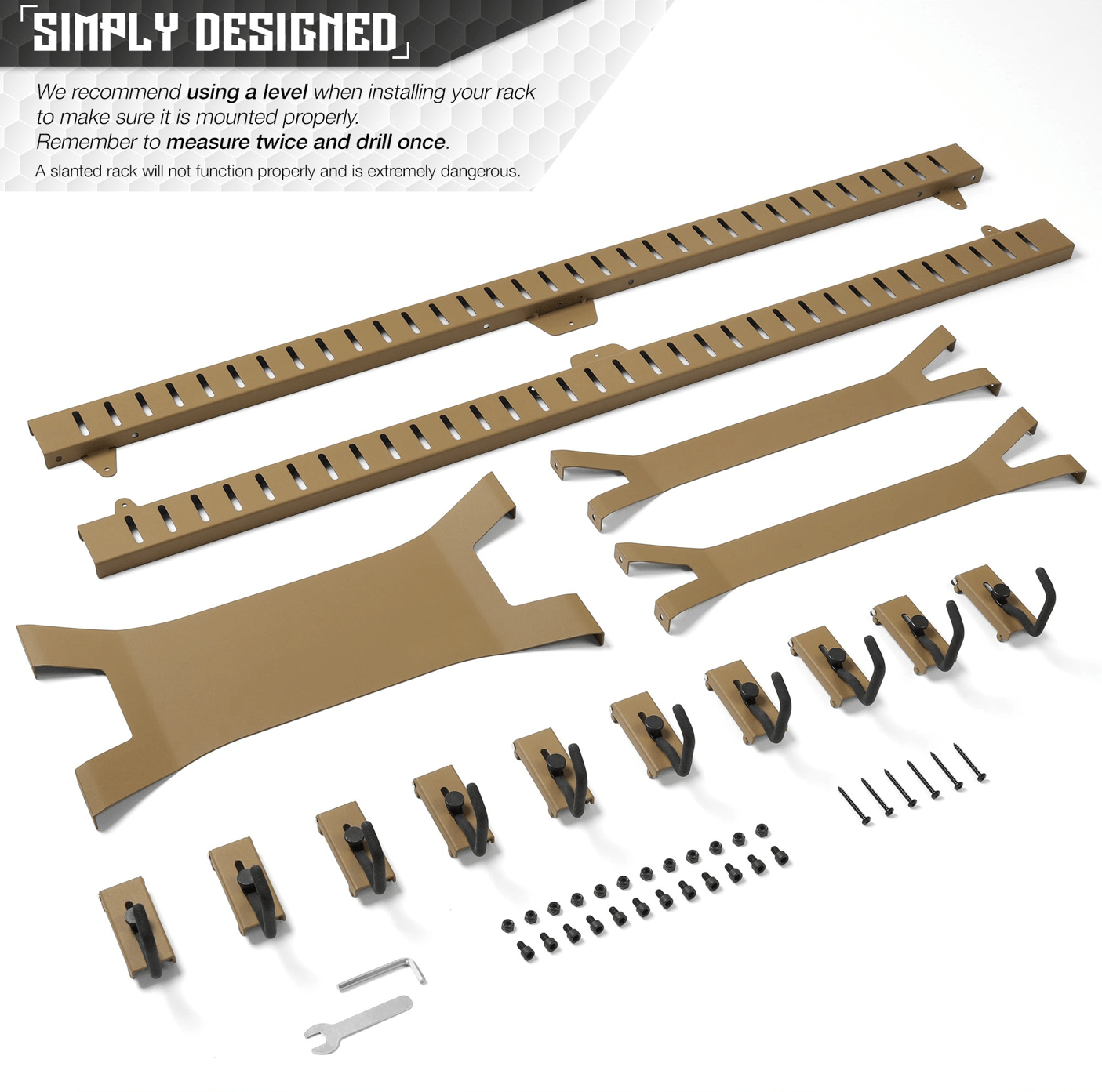 Horizontal Wall Rack - SFT2 Tactical