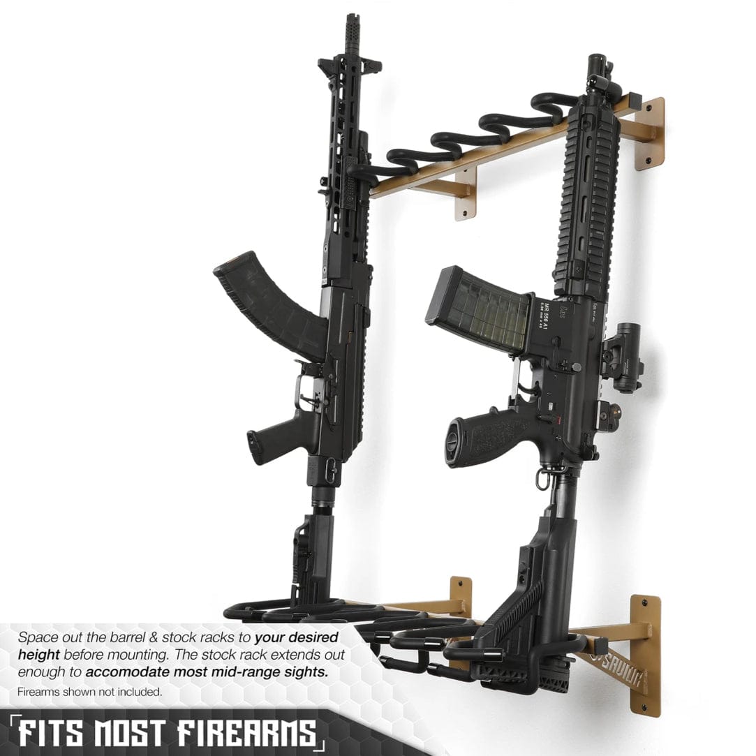 6 Rifle Wall Rack - SFT2 Tactical