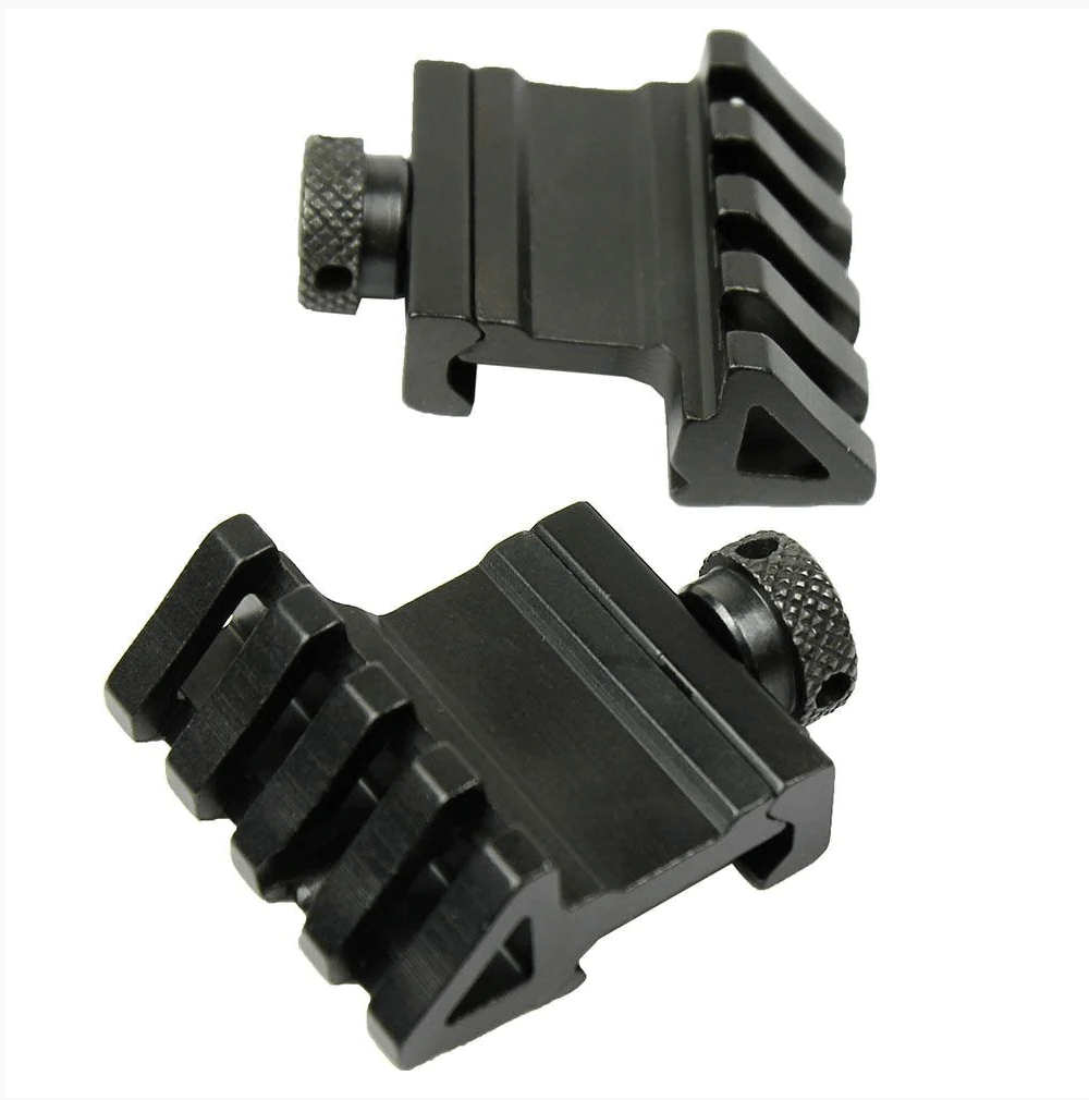 45 Degree Offset Rail Mount Quick Release for Picatinny Weaver Rail ...